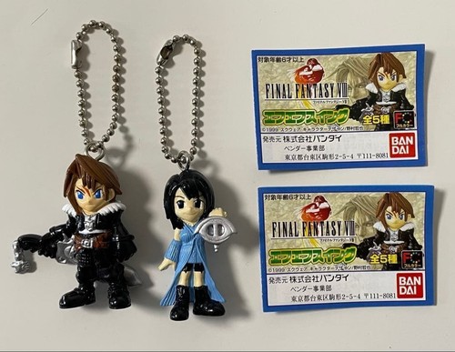 Final Fantasy viii FF8 figure key chain Lot 2 set mascot retro Square ...