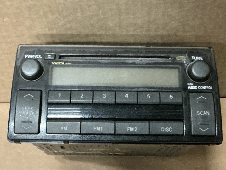 2005-2006 TOYOTA CAMRY AM FM CD RADIO RECEIVER DISPLAY SCREEN OEM 86120 ...