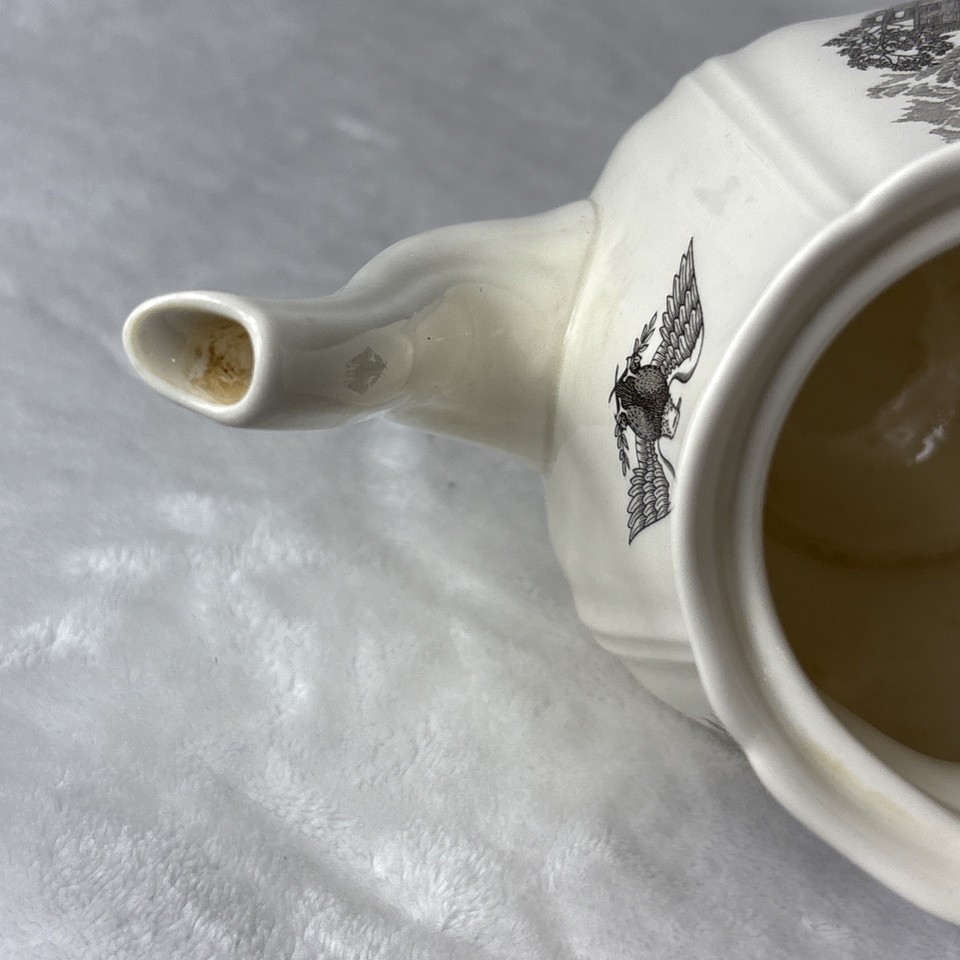 Wedgwood Philadelphia Coffee Pot Independence Hall John Wanamaker ...