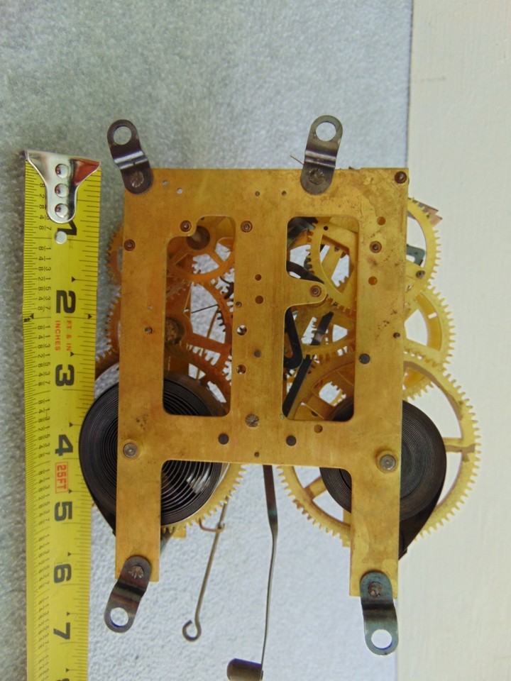 ANTIQUE E INGRAHAM CALENDAR WALL CLOCK MOVEMENT PARTS OR RESTORE | eBay