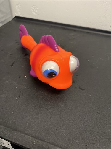 Fisher Price Googly Eyes Orange Fish Maraca Instrument Rattle | eBay