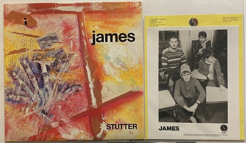 JAMES Stutter 1986 US Promo LP + PRESS KIT Manchester LENNY KAYE MInty ...