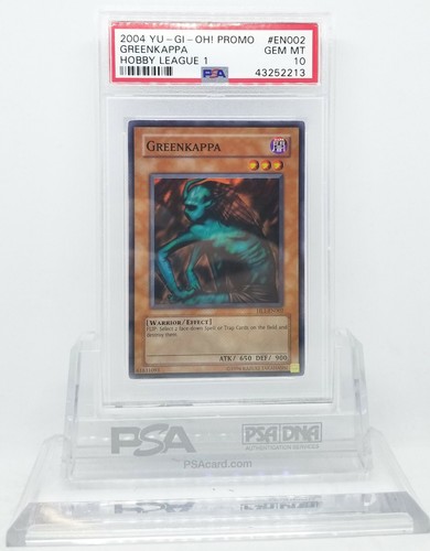 YUGIOH HL1-EN002 GREENKAPPA SUPER RARE HOLO FOIL CARD PSA 10 GEM MINT ...