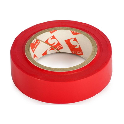 Ruban Adhésif Isolant Largeur 19mm Longueur 10 Métres Rouge Type ...
