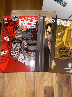 Two-Face: Year One #1 2 NM Complete Full Series Set Lot 2008 DC Comics ...