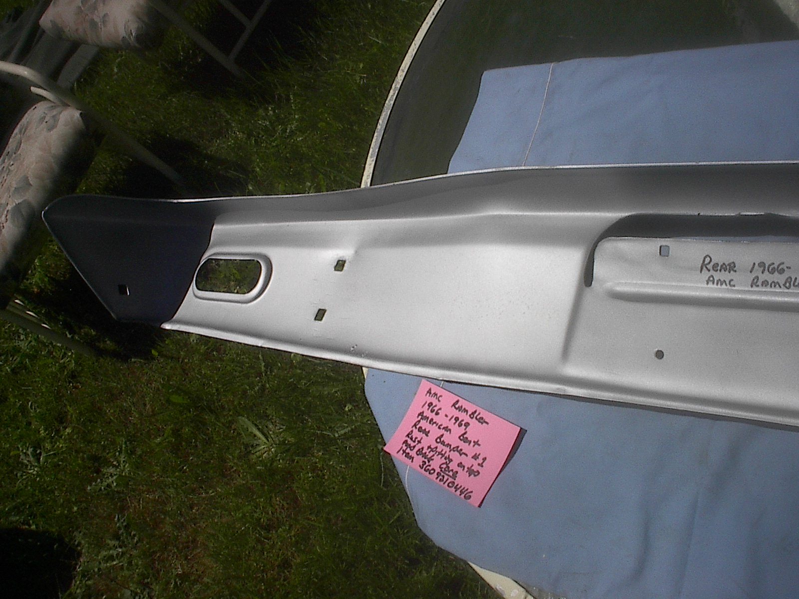 Amc 1967-1968-1969 american includes sc rambler rear bumper core | eBay