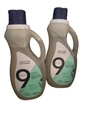 9 Elements Fabric Softener Eucalyptus 44 oz Pack of Two | eBay