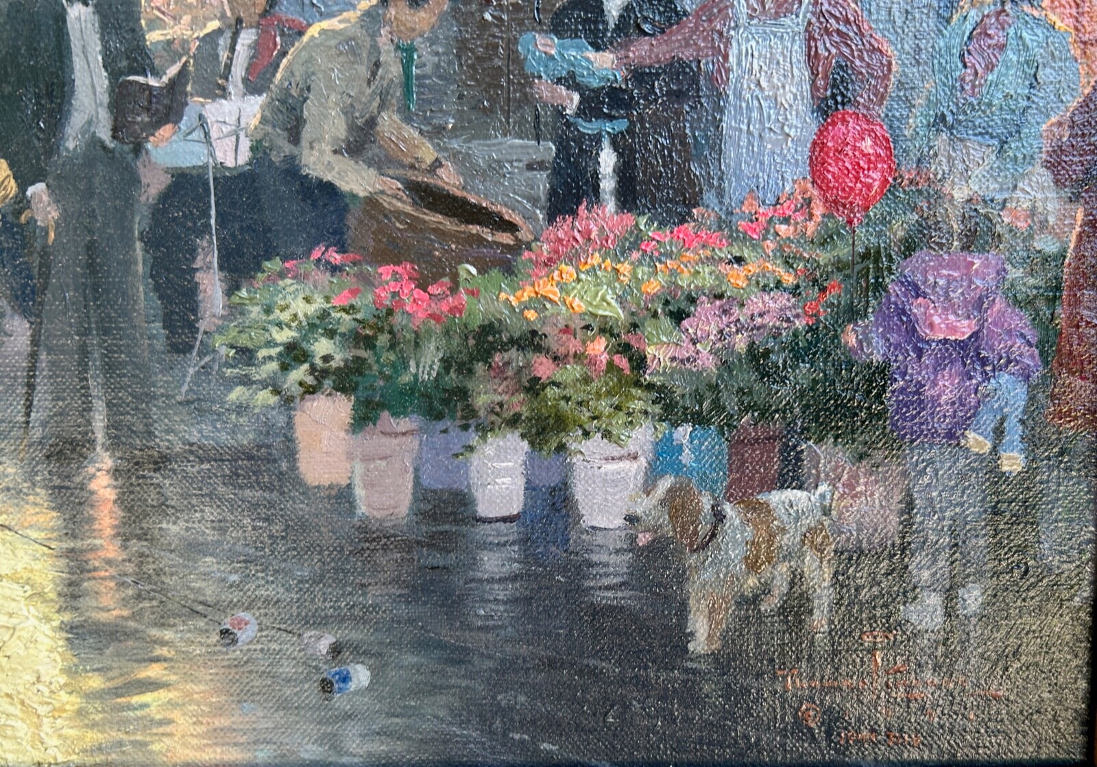 Thomas Kinkade Original Oil "Carmel: Delores Street" (Not a ...