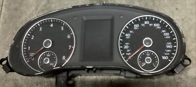 13 VOLKSWAGEN JETTA GLI INSTRUMENT CLUSTER SPEEDOMETER MPH TACH ...