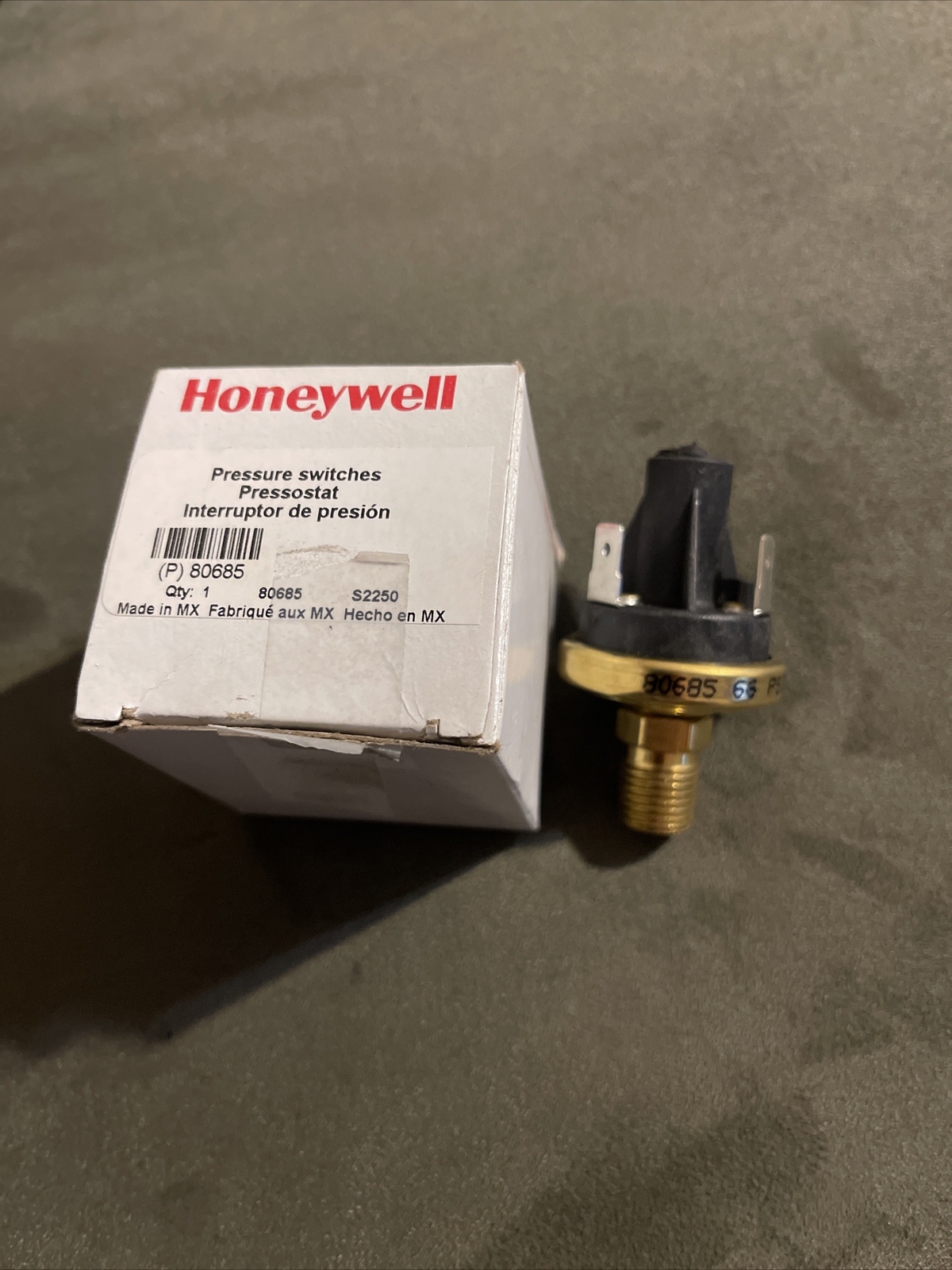 Honeywell 80685 Pressure Switch (66 Psi) for sale online | eBay