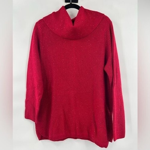 Talbots red turtleneck sweater size 1X | eBay