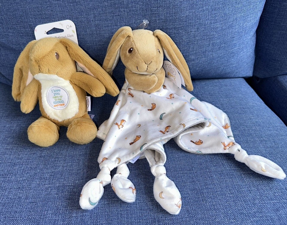 NEW Guess How Much I Love You Plushie Toy & Security Blanket Lovey ...