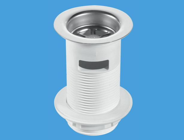 McAlpine BSW10P 1.5" / 40mm Kitchen Sink Waste With Centre Screw 70mm ...
