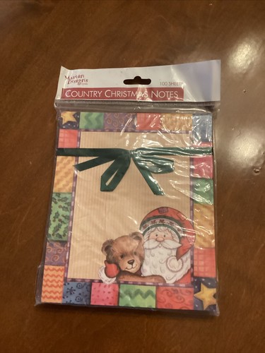 Debra Jordan Bryan Country Christmas 100 Sheets Note Pad Teddy Bear Fir ...