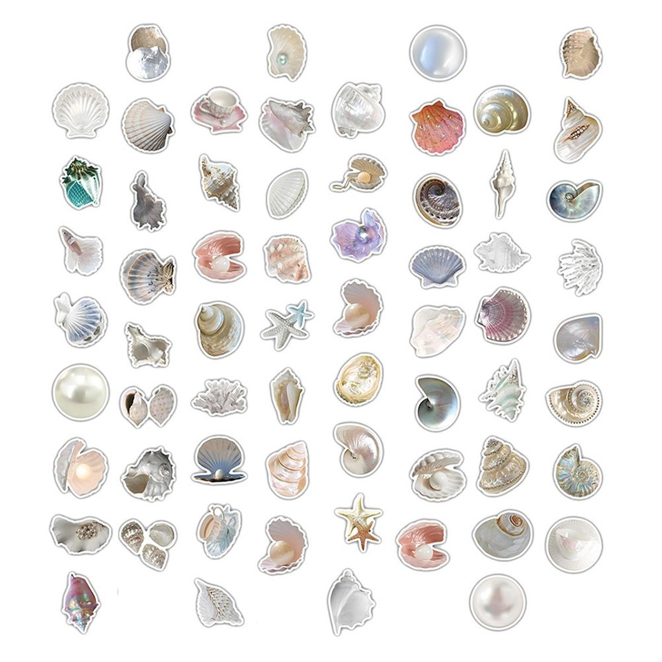 60 Pcs Waterproof Sticker Paper Stickers for Scrapbooking Hand Account ...