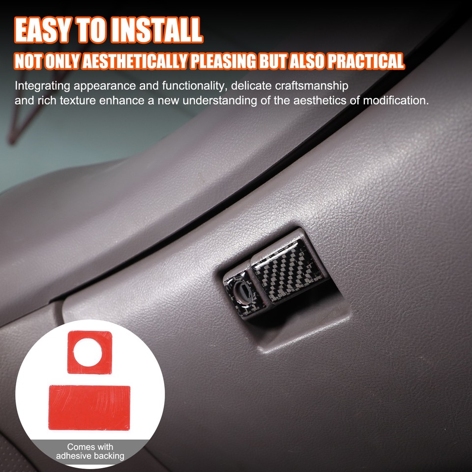 Carbon Fiber Glove Box Latch Panel Trim Sticker Fits Toyota Celica 2000 ...