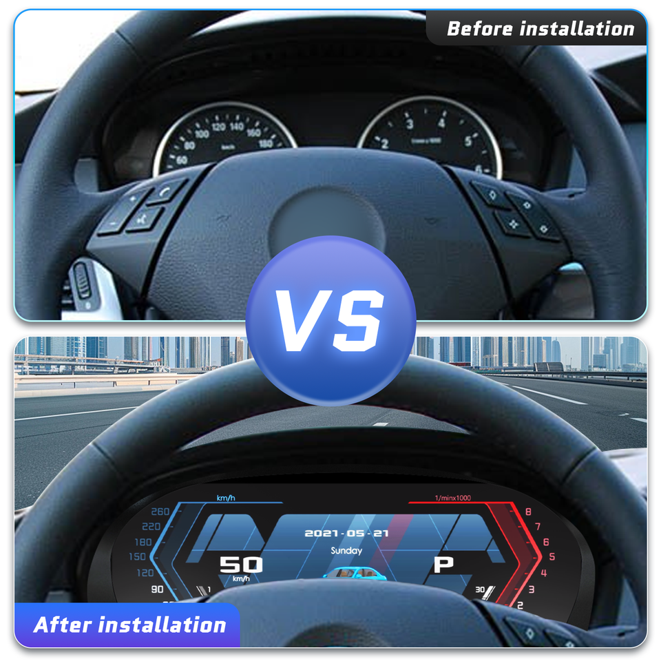 12.3IN Digital Dashboard Instrument Cluster w/HUD For BMW 3 Series F30 ...