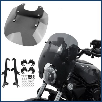 Windshield w/Bracket Windscreen Compatible With Harley Nightster RH975 ...