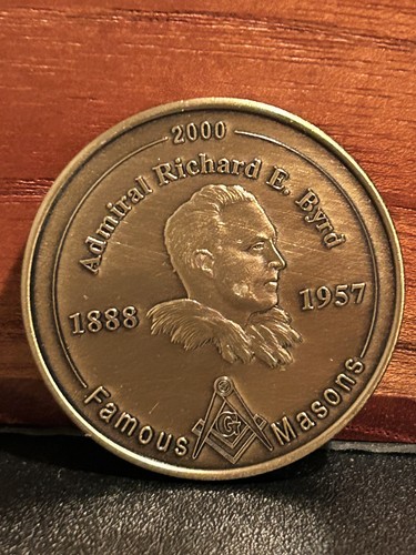 Admiral Richard E. Byrd Famous Masons Commemorative Coin 2000 | eBay