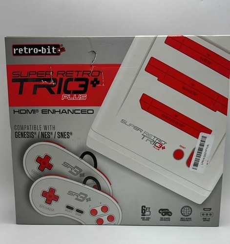 Retro-Bit Super Retro Trio + Plus HD 3 In 1 Console System Brand New ...