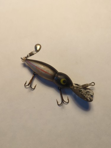 Vintage Whopper Stopper Silver Shad Color Fishing Lure | eBay