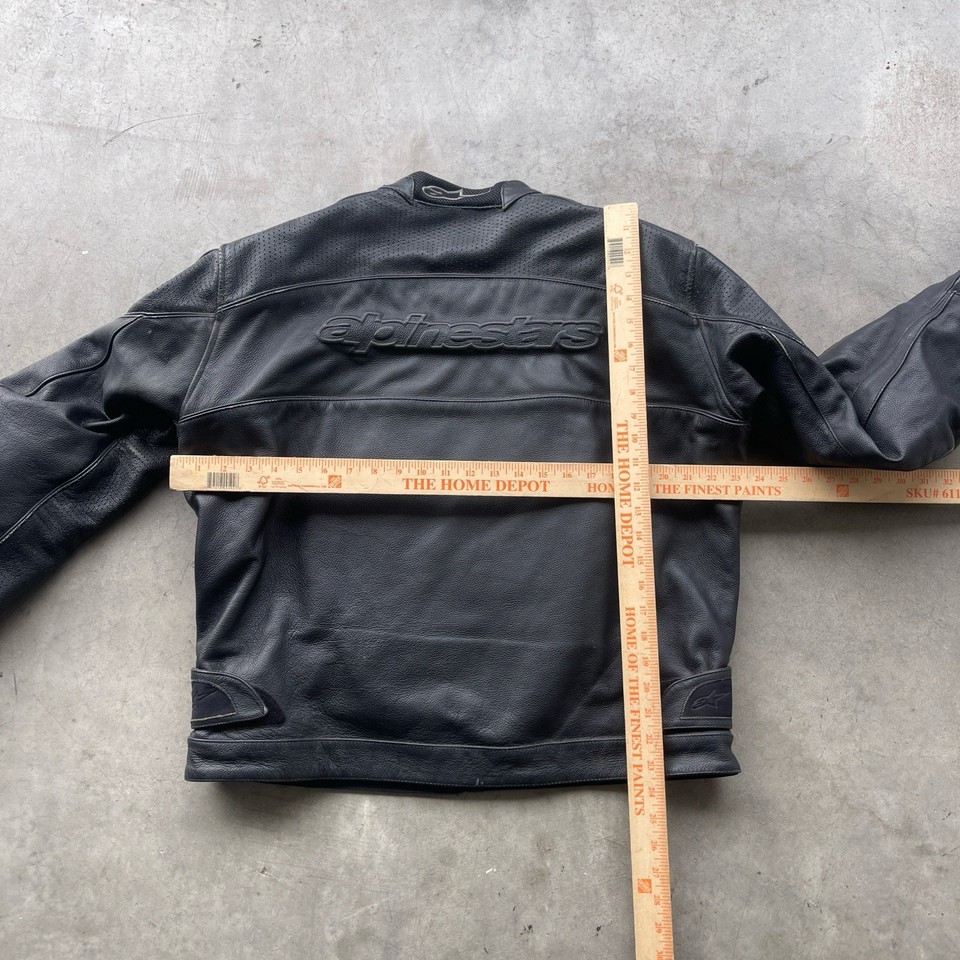 Alpinestars Leather Riding Jacket - Vintage Early 2000’s | eBay UK