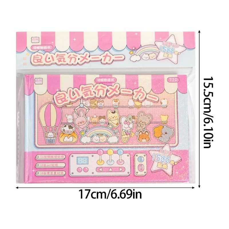 Good Mood Maker Sticker Book Reward Sticker Luggage Sticker Lovely ...