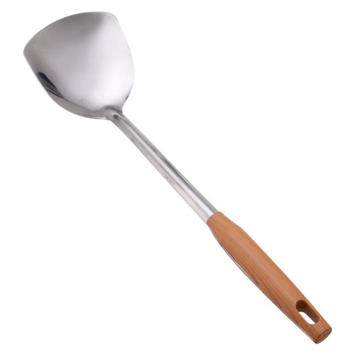 Spatula Handle Cooking Stainless Omelet Metal Chinese Wok Utensils ...