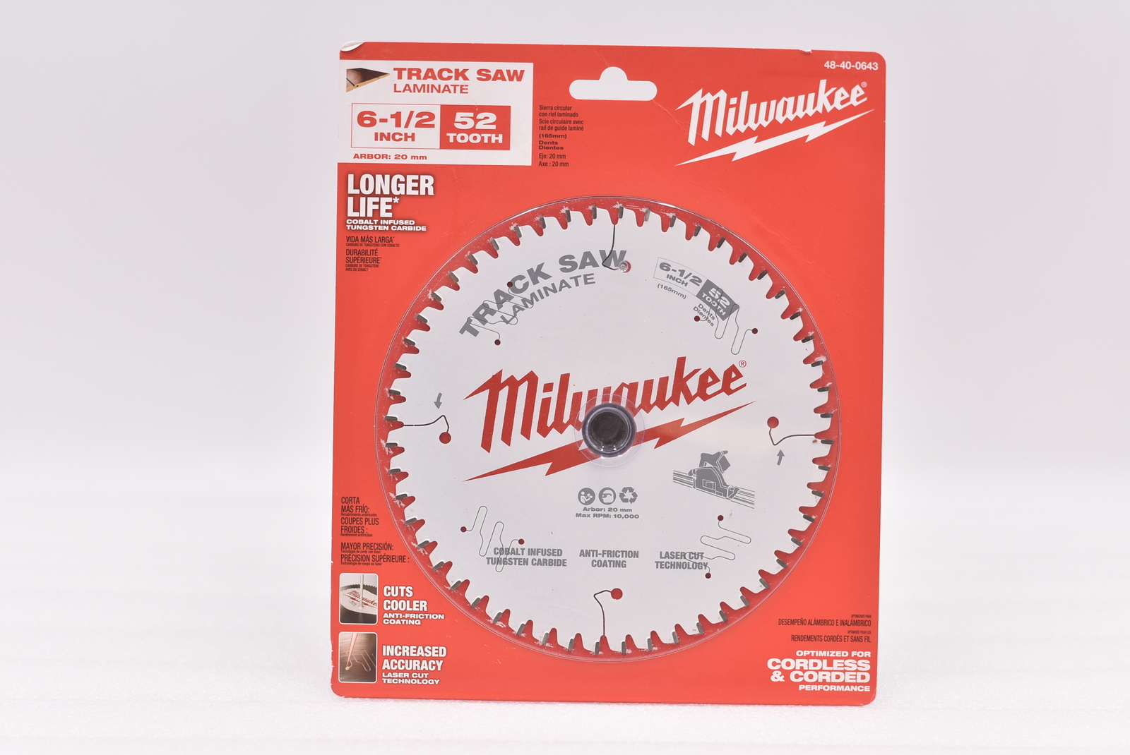 Milwaukee 48-40-0643 6-1/2” Laminate Track Saw Blade for sale online | eBay