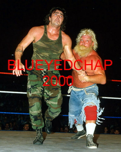 MOONDOG SPOT VS CORPORAL KIRCHNER WRESTLER 8 X 10 WRESTLING PHOTO WWF ...