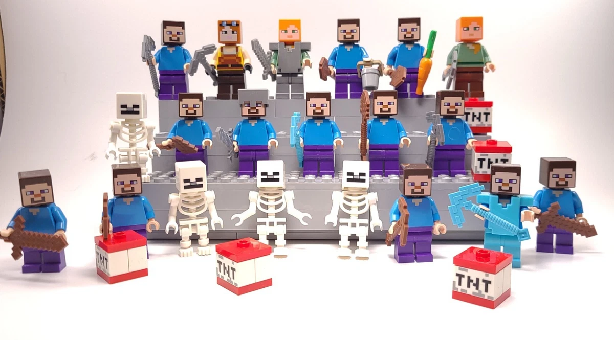 LEGO Minecraft EVERY SINGLE MINI FIGURE Playset Checklist, 41% OFF