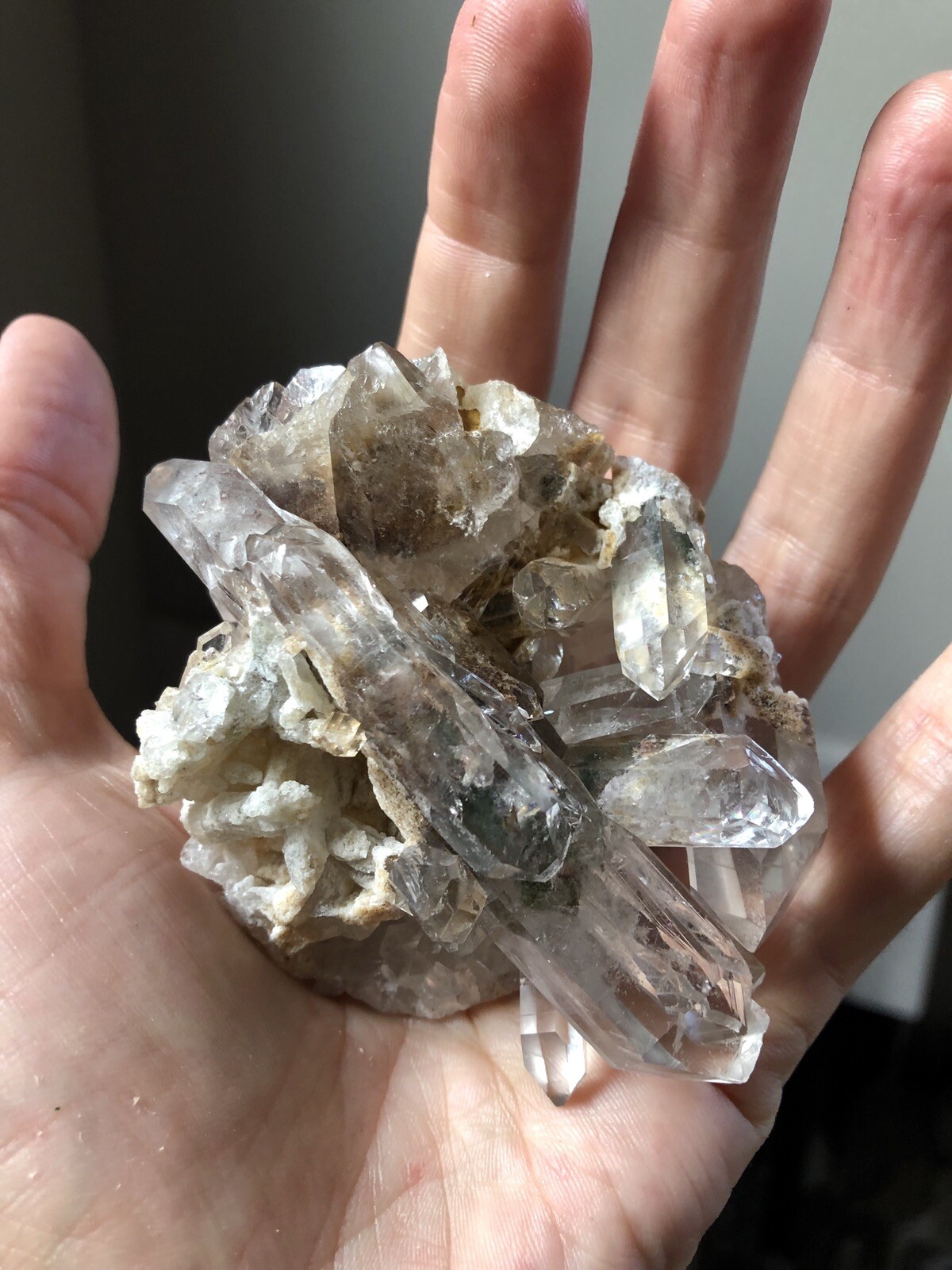 203g Inclusion Quartz Crystal Phantom Quartz Brazil Double Terminated ...