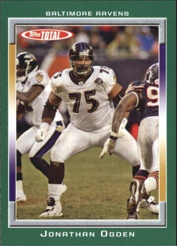 2006 Topps Total Football Card #206 Jonathan Ogden | eBay