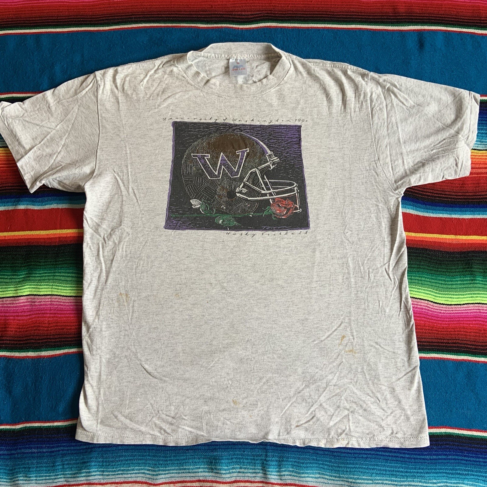 Vintage 1990 Ray Troll University Of Washington Huski… - Gem