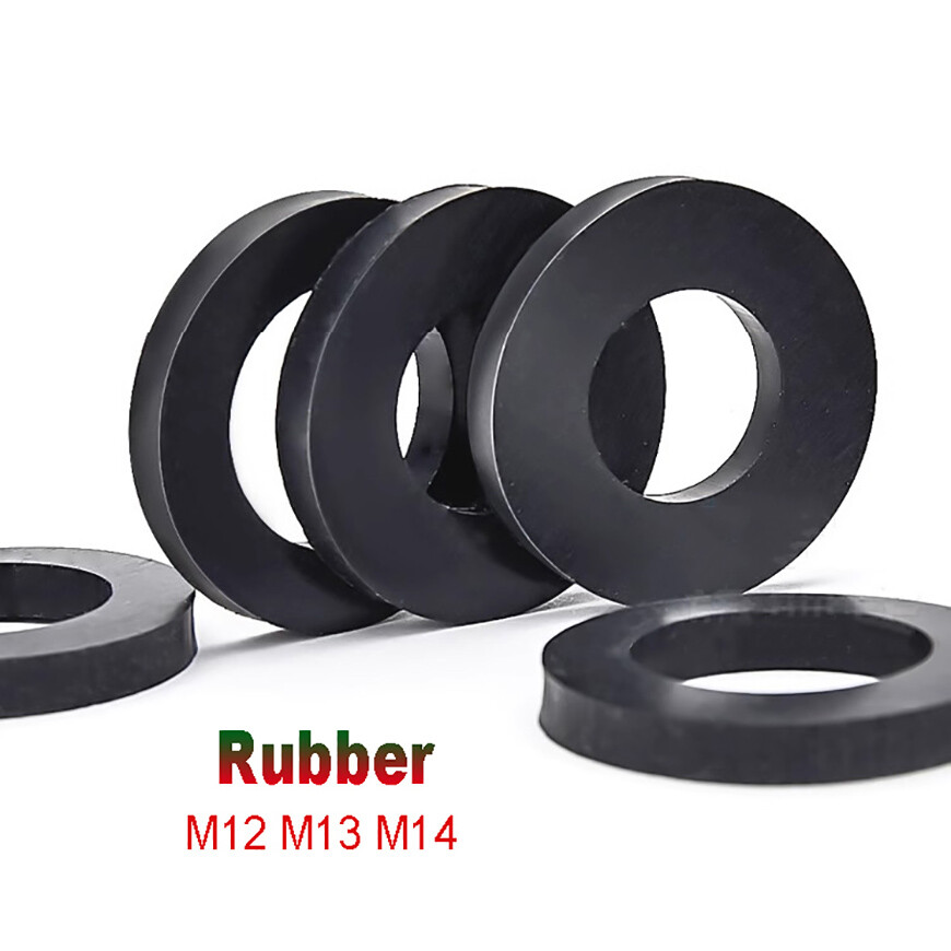 Nitrile Rubber Rubber Flat Round Ring Washer Seal Gaskets NBR Washers ...
