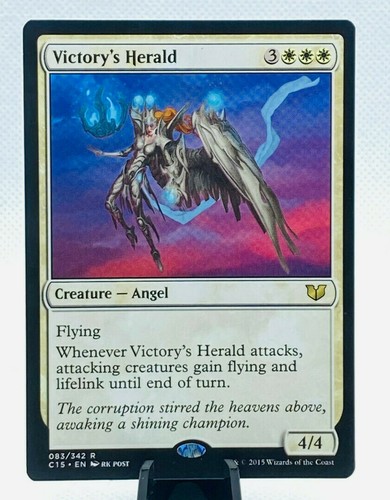VICTORY'S HERALD - COMMANDER 2015 - MTG - WHITE - CREATURE - RARE NM | eBay