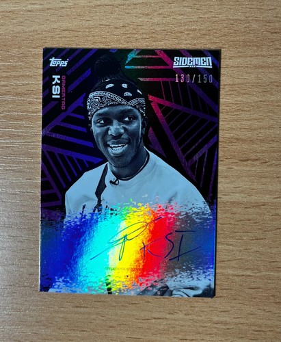 Topps Sidemen Gamertag KSI SIGNED AUTOGRAPH 130/150 RARE SIDECARD | eBay