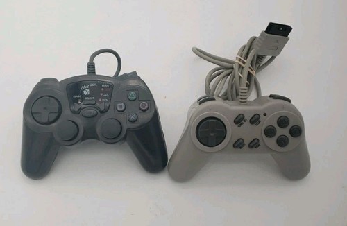 Lot Of 2 3rd Party PS1 Controllers Madcatz Tested And Work | eBay