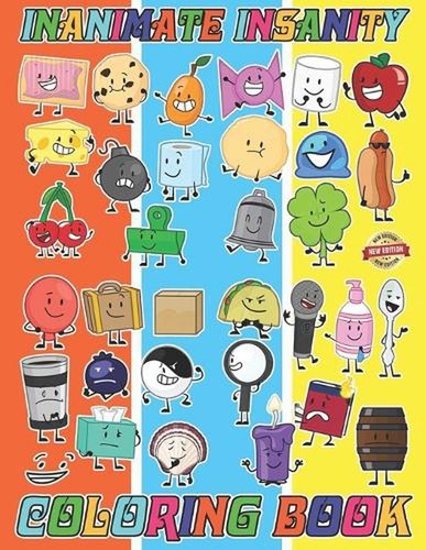 Inanimate Insanity Coloring Book for Fan Teen Men Women: 50+ Great ...