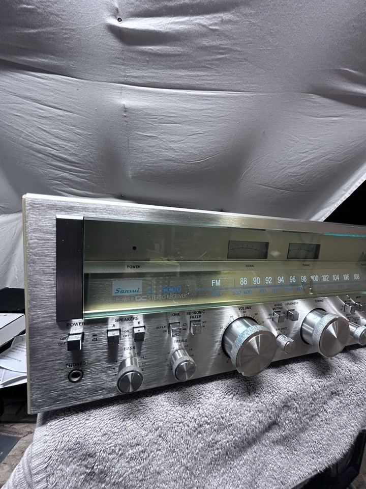 Sansui G-5000 Pure Power DC AM/FM Stereo Receiver. Looks Great. Works ...