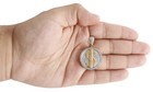 10K Yellow Gold Diamond Medallion 3D Money Dollar Sign Pendant 1.55 ...