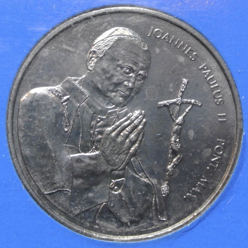 1984 CELEBRATE OUR FAITH POPE JOHN PAUL II Visit To Moncton, N.B. Medal ...