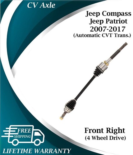 Front Right CV Axle For 2007-2017 Jeep Compass/Patriot 4WD Automatic ...