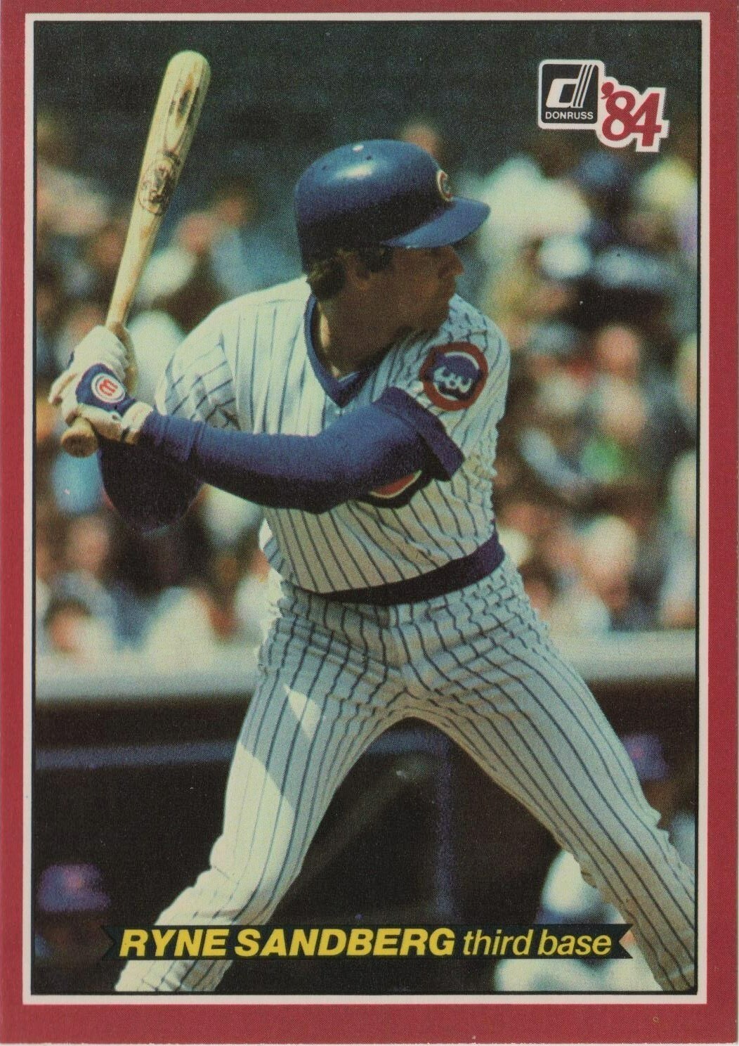 1984 -BASEBALL CARD -RYAN SANDBERG- 3 1/2" X 5 " | eBay