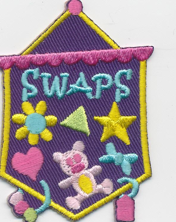 Girl Boy Cub SWAPS Banner SWAP Fun Patches Crests Badges SCOUTS GUIDE ...
