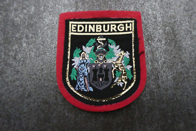 Edinburgh Woven Cloth Patch Badge (L53S) | eBay Australia
