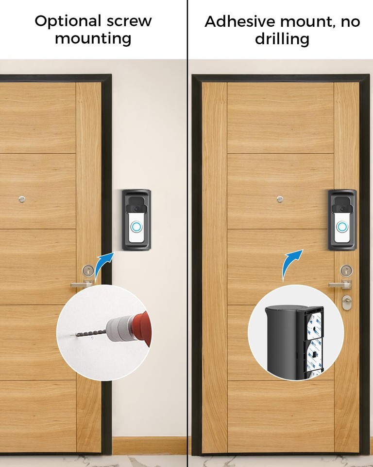 Adjustable Angle Mount for Ring and Blink Video Doorbells Anti Theft ...