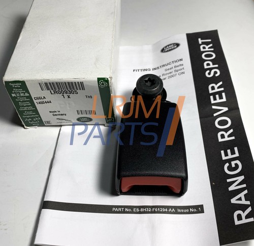 GENUINE For Land Rover LR3 LR4 REAR SEAT BELT BUCKLE OUTER LH LR009305 ...
