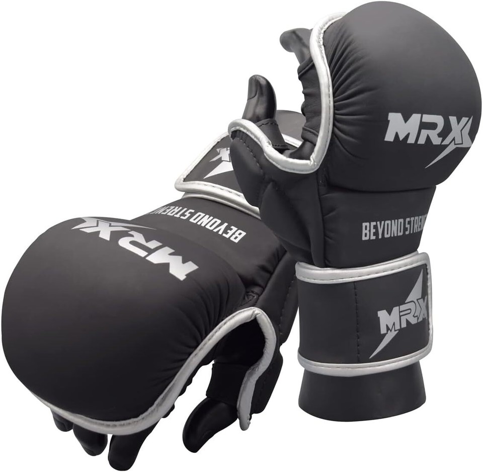 MMA Gloves By MRX Boxing Grappling Gloves Punching Bag Training ...