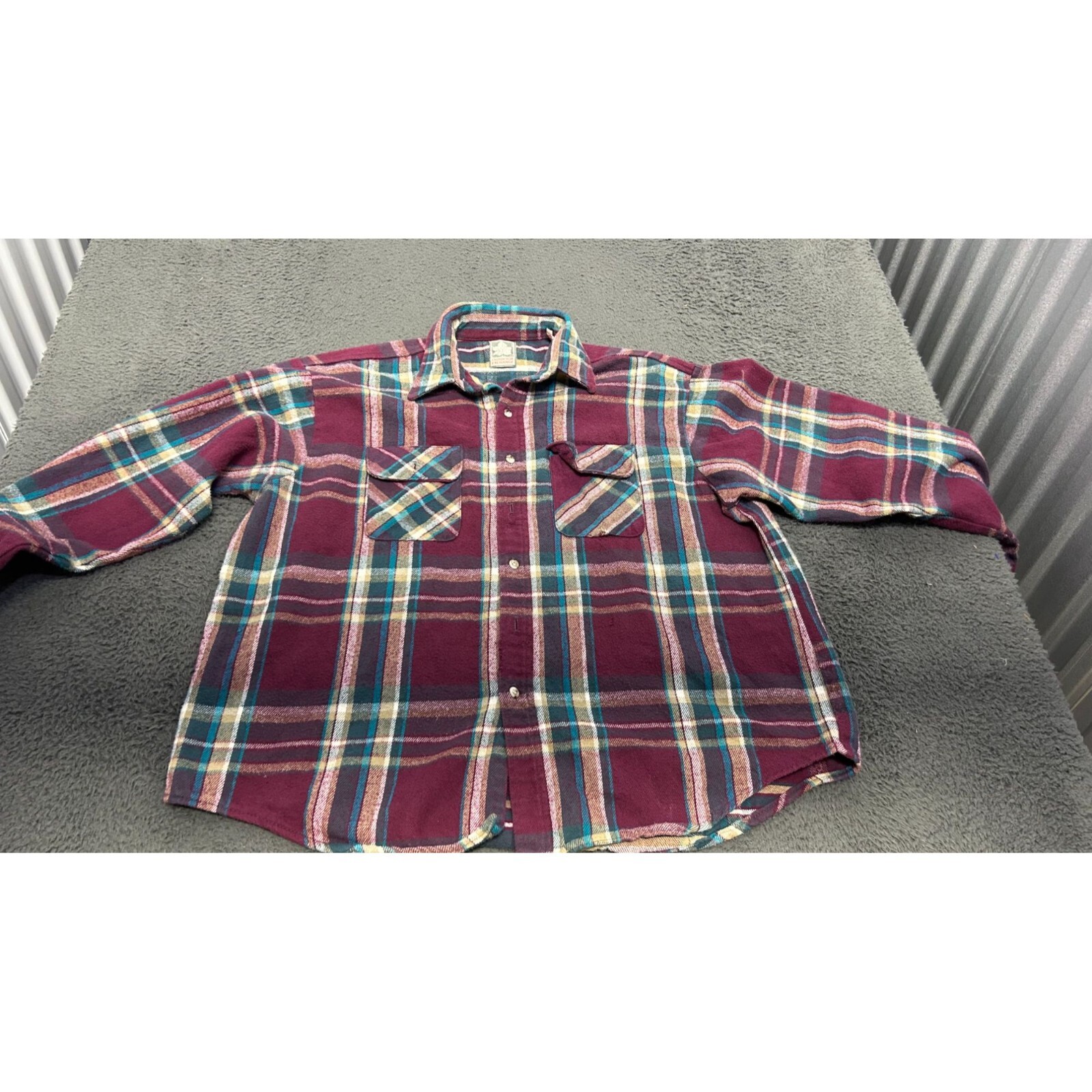 Vintage Outdoor Exchange Plaid Flannel Shirt Long Sle… - Gem